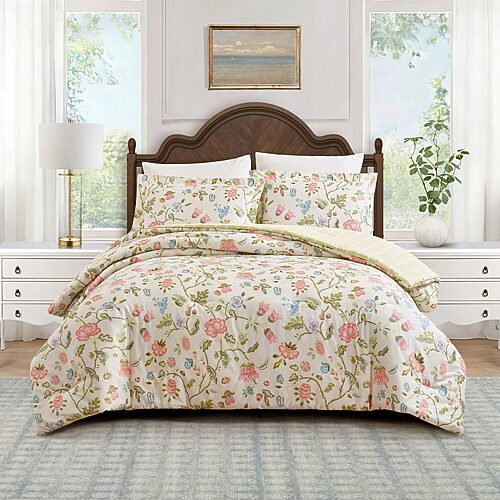 Click here for spartina 449 Sugar Mill Floral Sateen 3-pc. Revers... prices