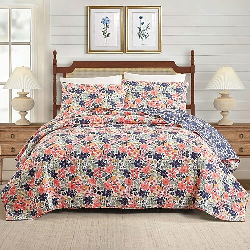 Click here for spartina 449 Marsh Hens Cotton 3-pc. Reversible Qu... prices