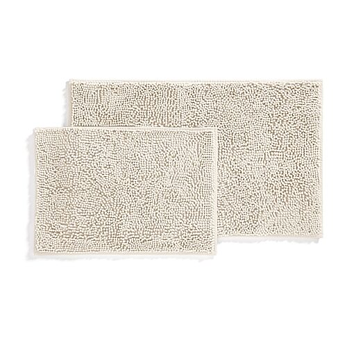 Click here for Casual Comfort Chenille Bath Rug  One Size  White prices