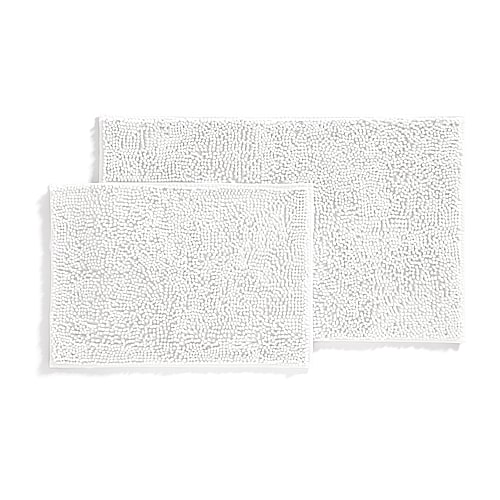 Click here for Casual Comfort Chenille Bath Rug  One Size  White prices