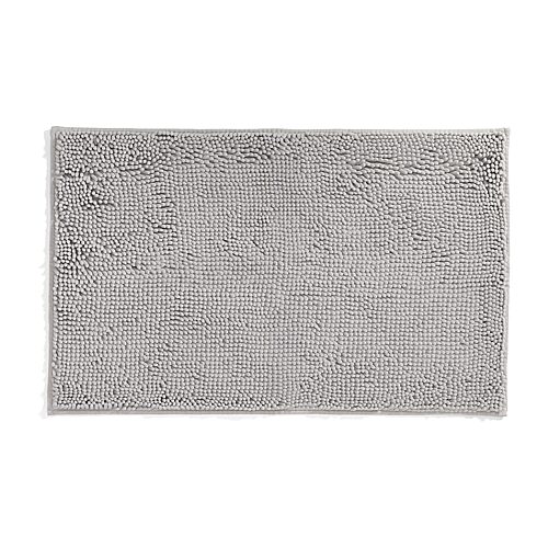 Click here for Casual Comfort Chenille Bath Rug  One Size  Gray prices