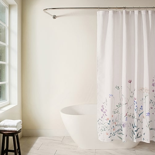 Click here for ienjoy Home Printed Floral Shower Curtains  72 x 7... prices