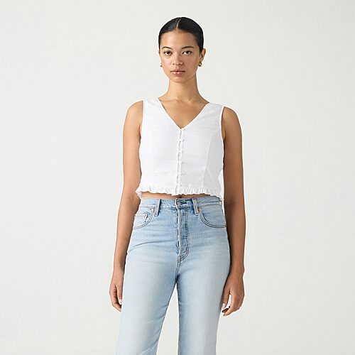 Click here for Levis Womens Teagan Mini Eyelet Blouse - Mini Eyel... prices