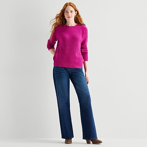 Click here for St. Johns Bay Womens Mid Rise Straight Leg Jean  4... prices