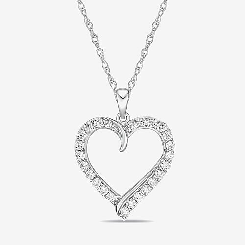 Click here for Diamonart Womens White Cubic Zirconia Sterling Sil... prices