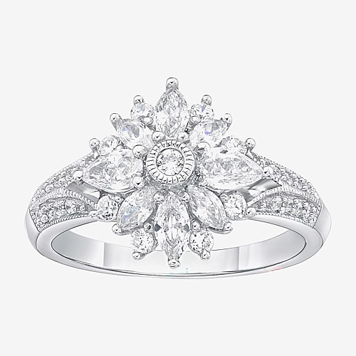 Click here for DiamonArt Womens White Cubic Zirconia Sterling Sil... prices