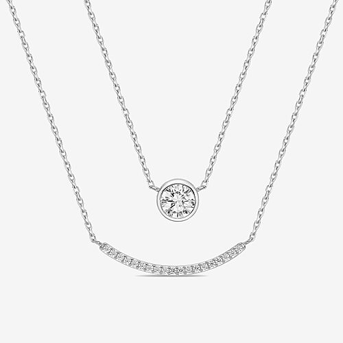 Click here for Diamonart Womens Cubic Zirconia Sterling Silver Ba... prices