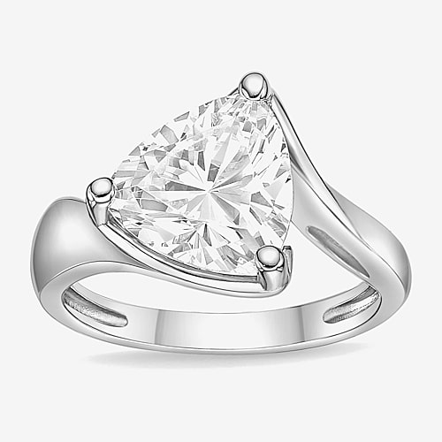 Click here for Diamonart Womens Cubic Zirconia Sterling Silver By... prices
