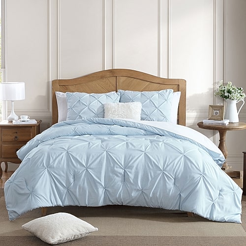 Click here for Swift Home Classic Stripes Pintuck 3-Pc. Comforter... prices