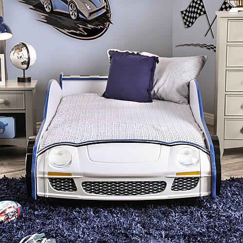 Click here for Rixi Wheeled Police Car Platform Bed  One Size  Wh... prices