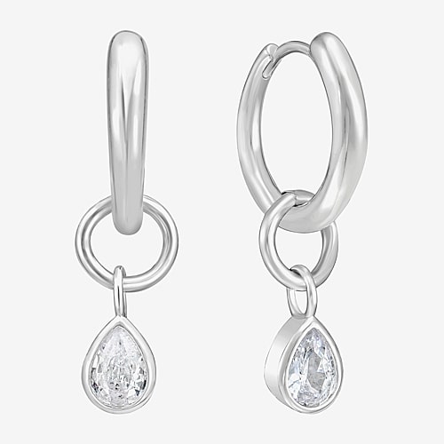 Click here for RM Rebecca Minkoff Womens White Cubic Zirconia 1.5... prices
