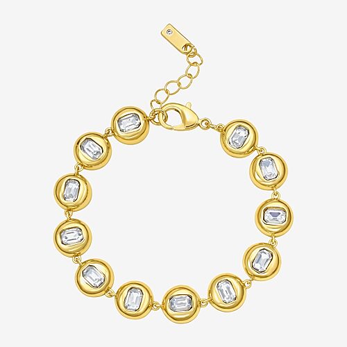 Click here for Rebecca Minkoff Womens Cubic Zirconia 14K Gold Ove... prices