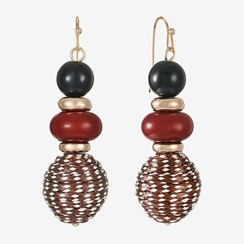 Click here for Mixit Womens Drop Earrings  One Size  Brown prices