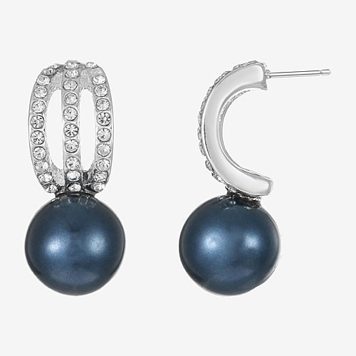 Click here for Monet Jewelry Womens Glass Simulated Pearl Round H... prices