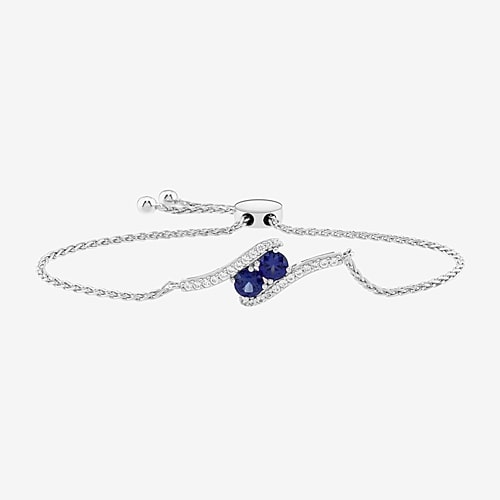 Click here for Limited Quantities! Womens Lab Created Blue Sapphi... prices