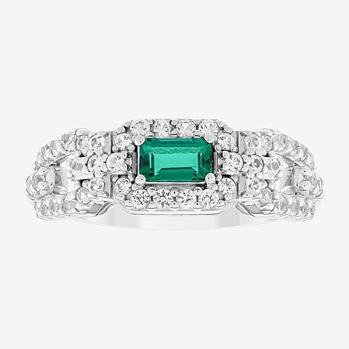 Click here for Limited Quantities! Womens Lab Created Green Emera... prices