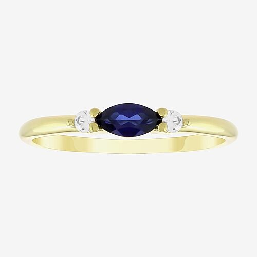 Click here for Womens Gemstone 14K Gold Over Silver Marquise 3-St... prices