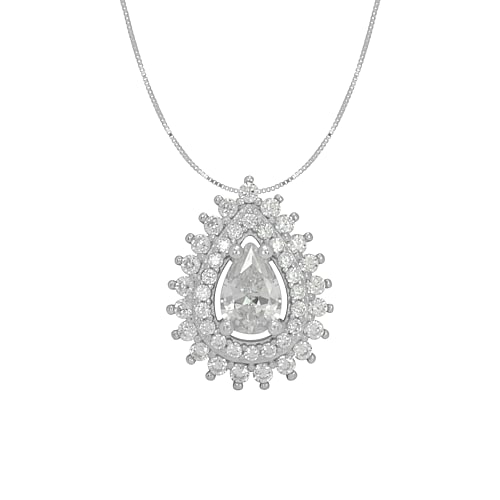 Click here for DiamonArt Womens White Cubic Zirconia Sterling Sil... prices
