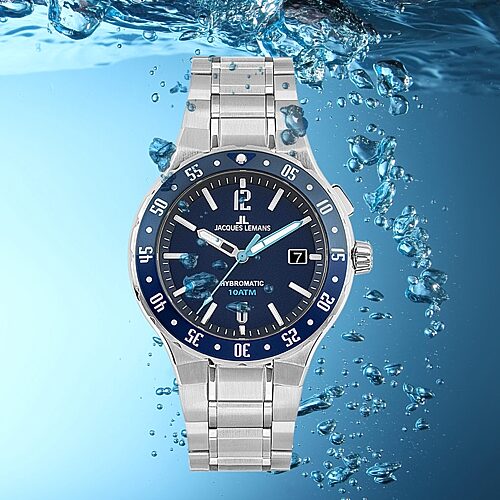 Click here for Jacques Lemans Mens Automatic Silver Tone Stainles... prices