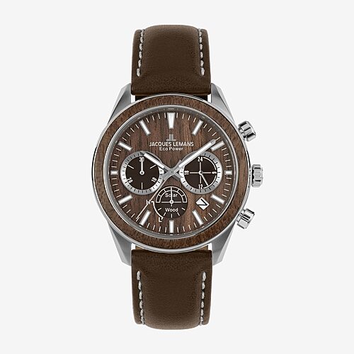 Click here for Jacques Lemans Mens Automatic Brown Leather Strap... prices
