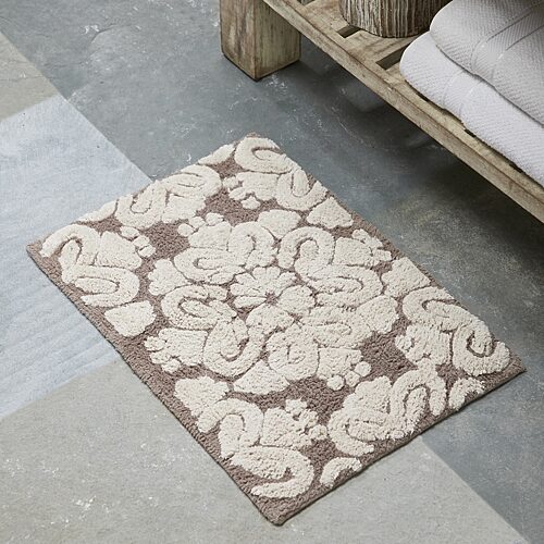 Click here for Better Trends Medallion Bath Rug  One Size  Beige prices