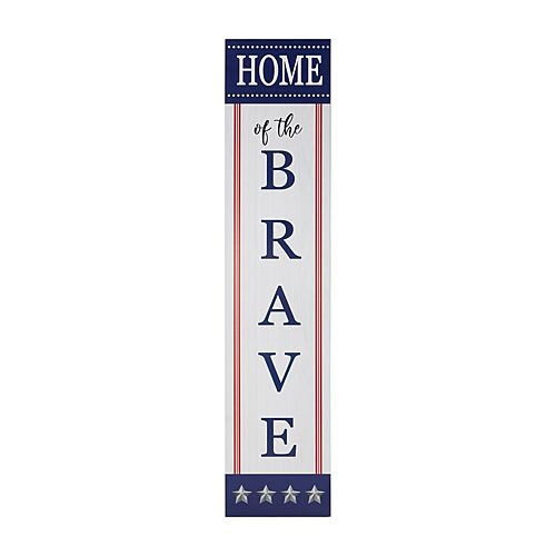 Click here for Northlight Home Of The Brave Porch Sign  One Size... prices