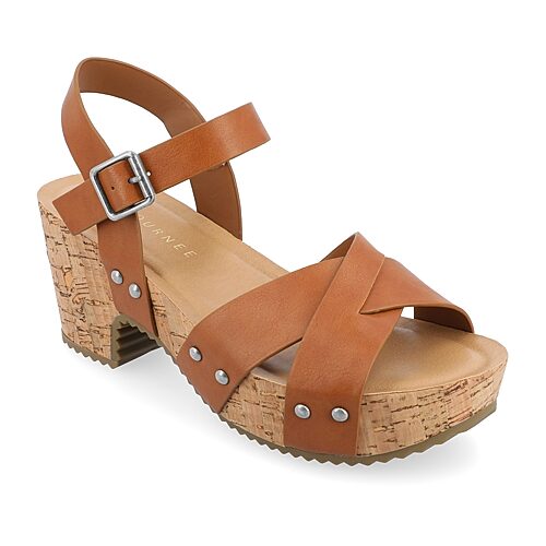 Click here for Journee Collection Valentina Womens Round Open Toe... prices