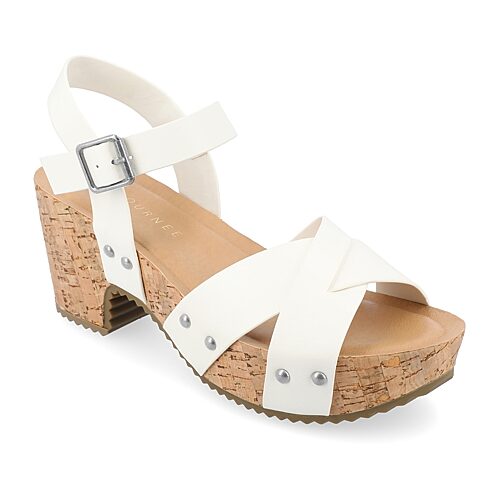 Click here for Journee Collection Valentina Womens Round Open Toe... prices