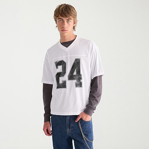 Click here for AEROPOSTALE Mens V Neck Short Sleeve Jersey  X-lar... prices