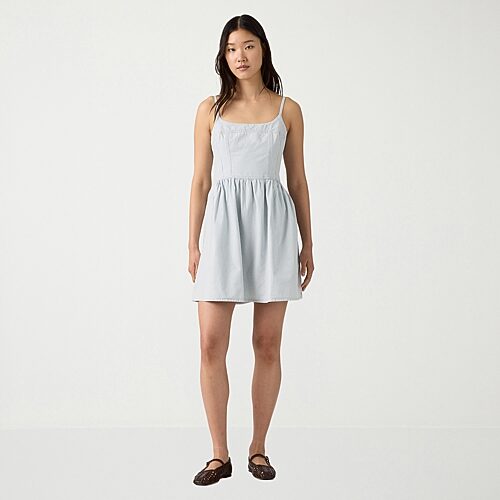 Click here for Levis Womens Jadine Square Neck Denim Mini Dress -... prices