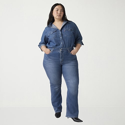 Click here for Levis Womenâs Plus 725 High Rise Bootcut Jeans... prices