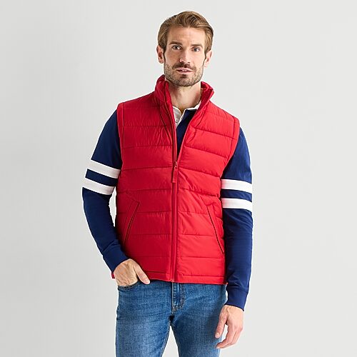 Click here for St. Johns Bay Mens Puffer Vest  Medium  Red prices