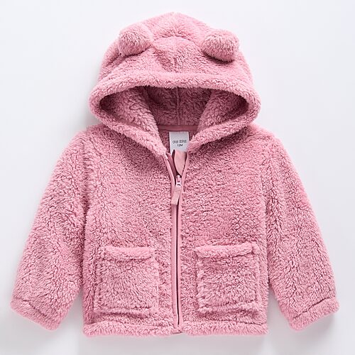 Click here for Okie Dokie Baby Girls Fleece Hooded Jacket  18 Mon... prices
