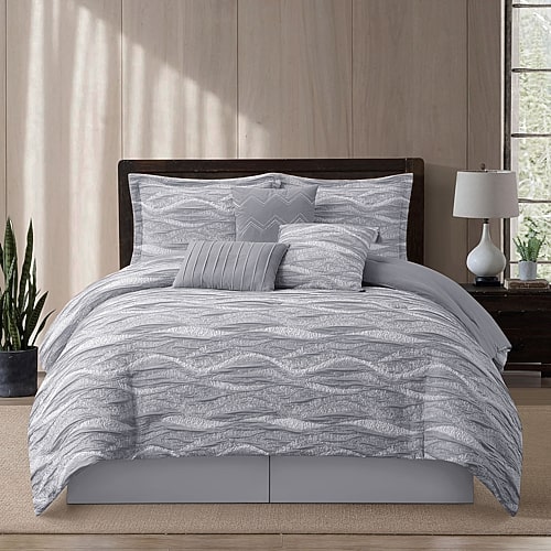 Click here for Stratford Park Asava Geometric 7-Piece Comforter S... prices