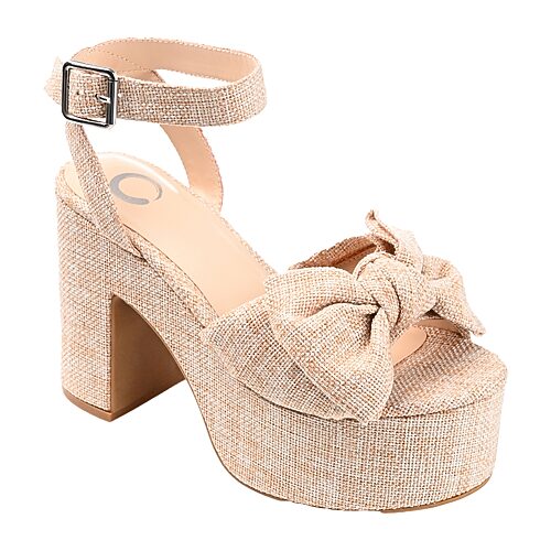 Click here for Journee Collection Zenni Womens Round Open Toe Blo... prices