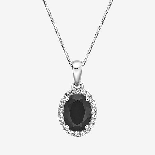 Click here for Womens Genuine Black Onyx Sterling Silver 18 Inch... prices
