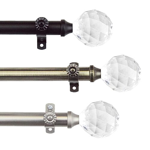 Click here for Rod Desyne Faceted 3/4 IN Adjustable Curtain Rod... prices
