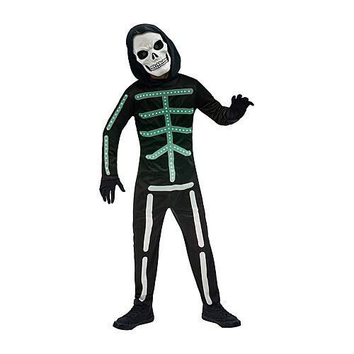 Click here for Little & Big Kid Boys Light-Up Skeleton 4-pc. Cost... prices