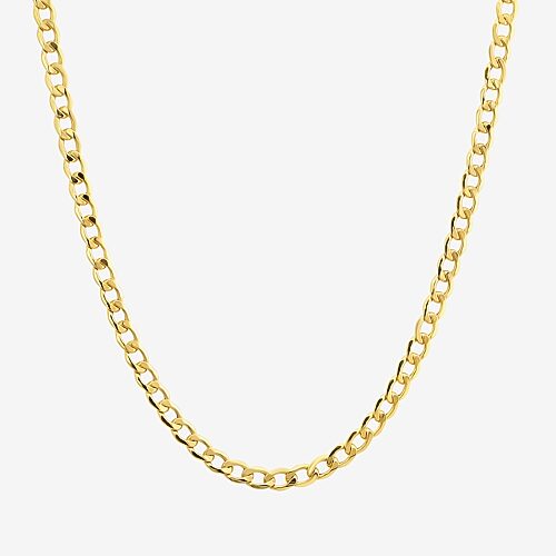 Click here for Made in Italy Unisex Adult 10K Gold 24 Inch Curb C... prices