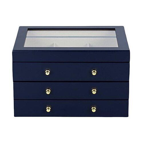 Click here for Jewelry Box  One Size  Blue prices