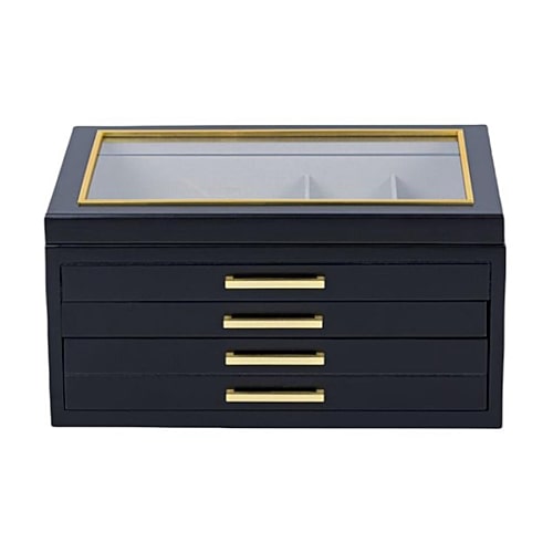 Click here for Black Jewelry Box  One Size  Black prices