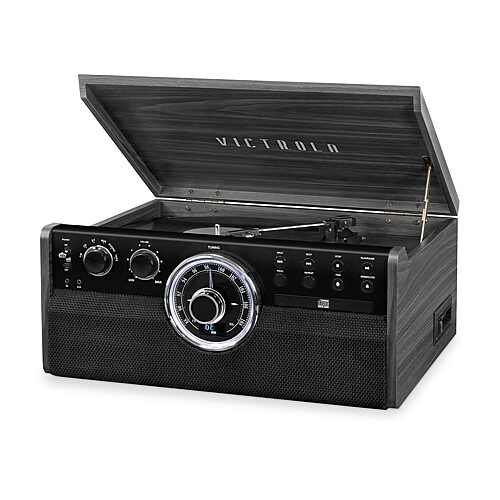 Click here for Victrola Empire 6-in-1 Wood Record Player - Grey prices