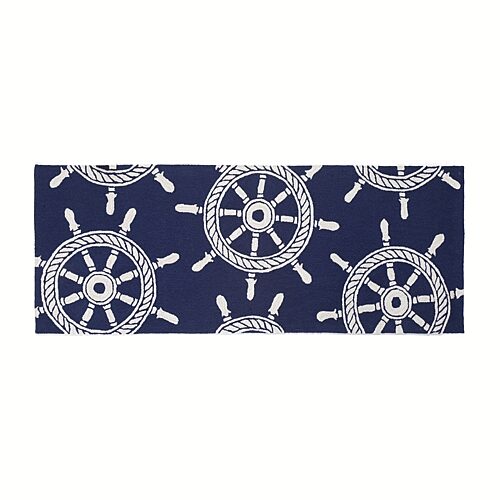 Click here for Liora Manne Frontporch Ship Wheel Rectangular Acce... prices