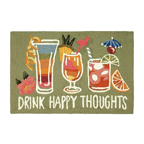 Click here for Liora Manne Frontporch Happy Drinks Hand Tufted Wa... prices
