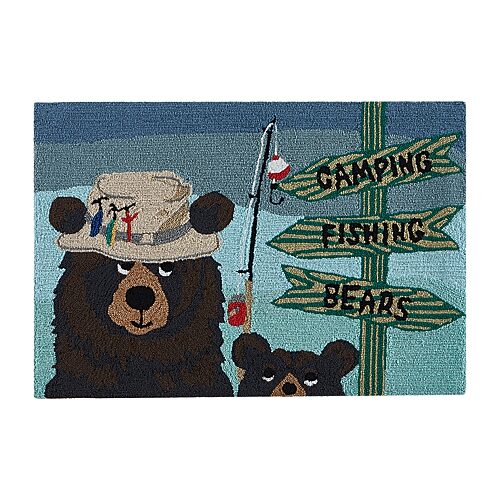 Click here for Liora Manne Frontporch Fishing Bears Hand Tufted W... prices