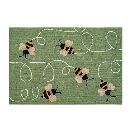 Click here for Liora Manne Frontporch Buzzy Bees Area Rug prices