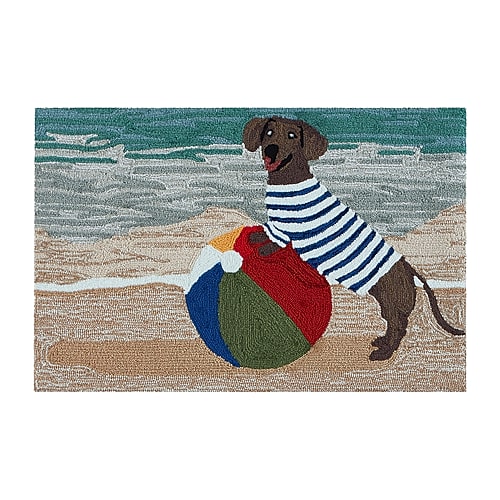 Click here for Liora Manne Frontporch Coastal Dog Hand Tufted Was... prices