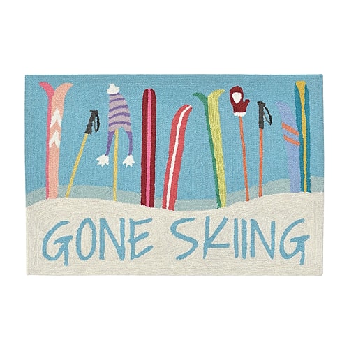 Click here for Liora Manne Front Porch Indoor/Outdoor Gone Skiing... prices