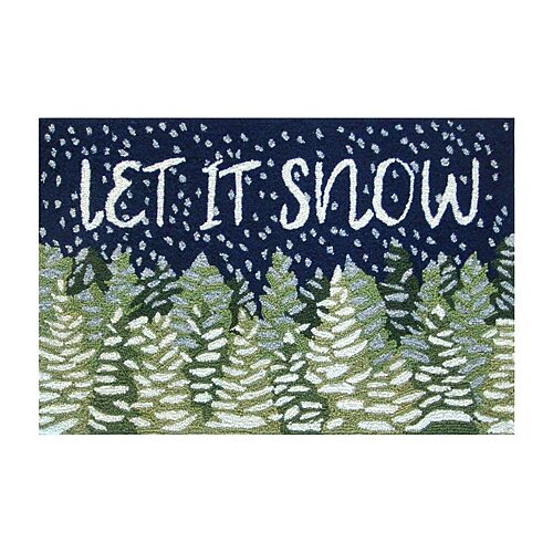 Liora Manne Frontporch Let It Snow Area Rug