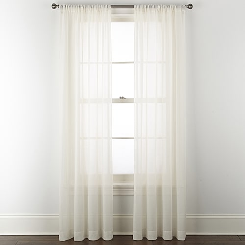 Click here for Home Expressions Remy Solid Rod Pocket Sheer Singl... prices